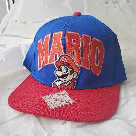 Nintendo | Accessories | Super Mario Snapback Retired Design | Poshmark